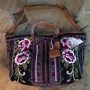 Johnny Was | Bags | Nwt Johnny Was Floral Weekender Bag | Poshmark